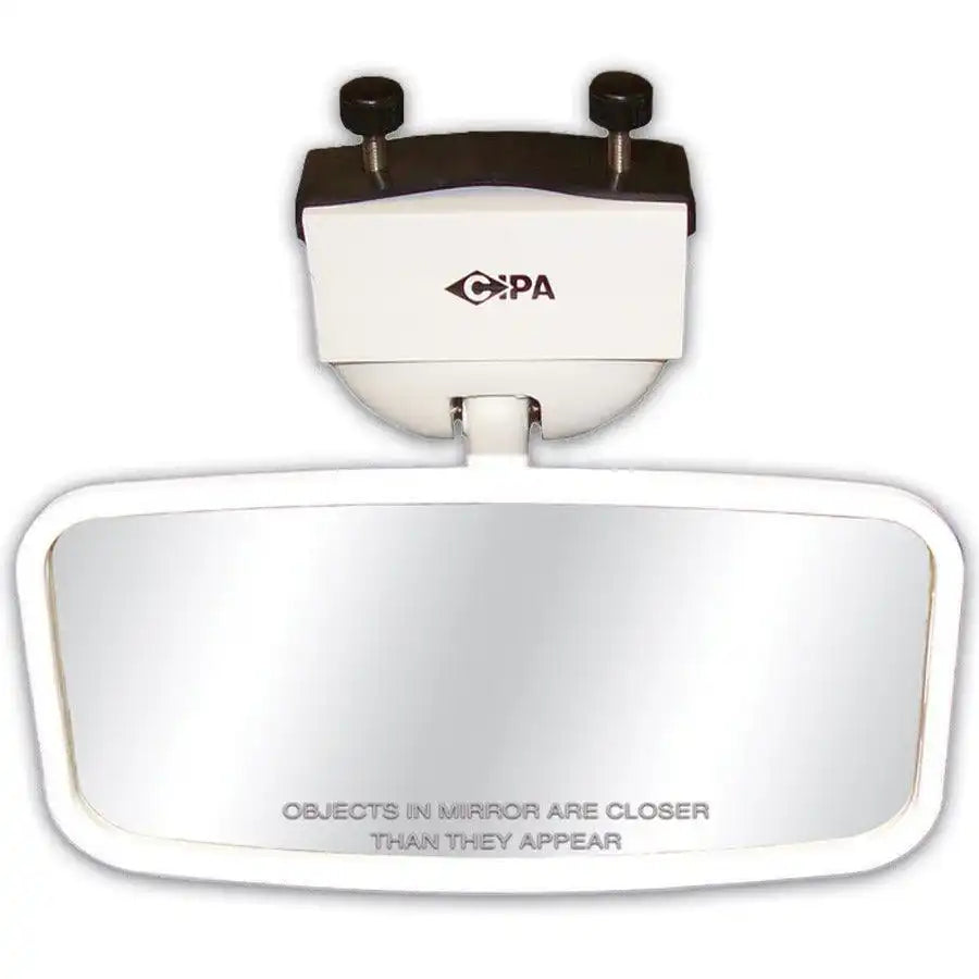CIPA USA 11071 Marine mirror 4 x 8 inch convex glass face with mounting ...