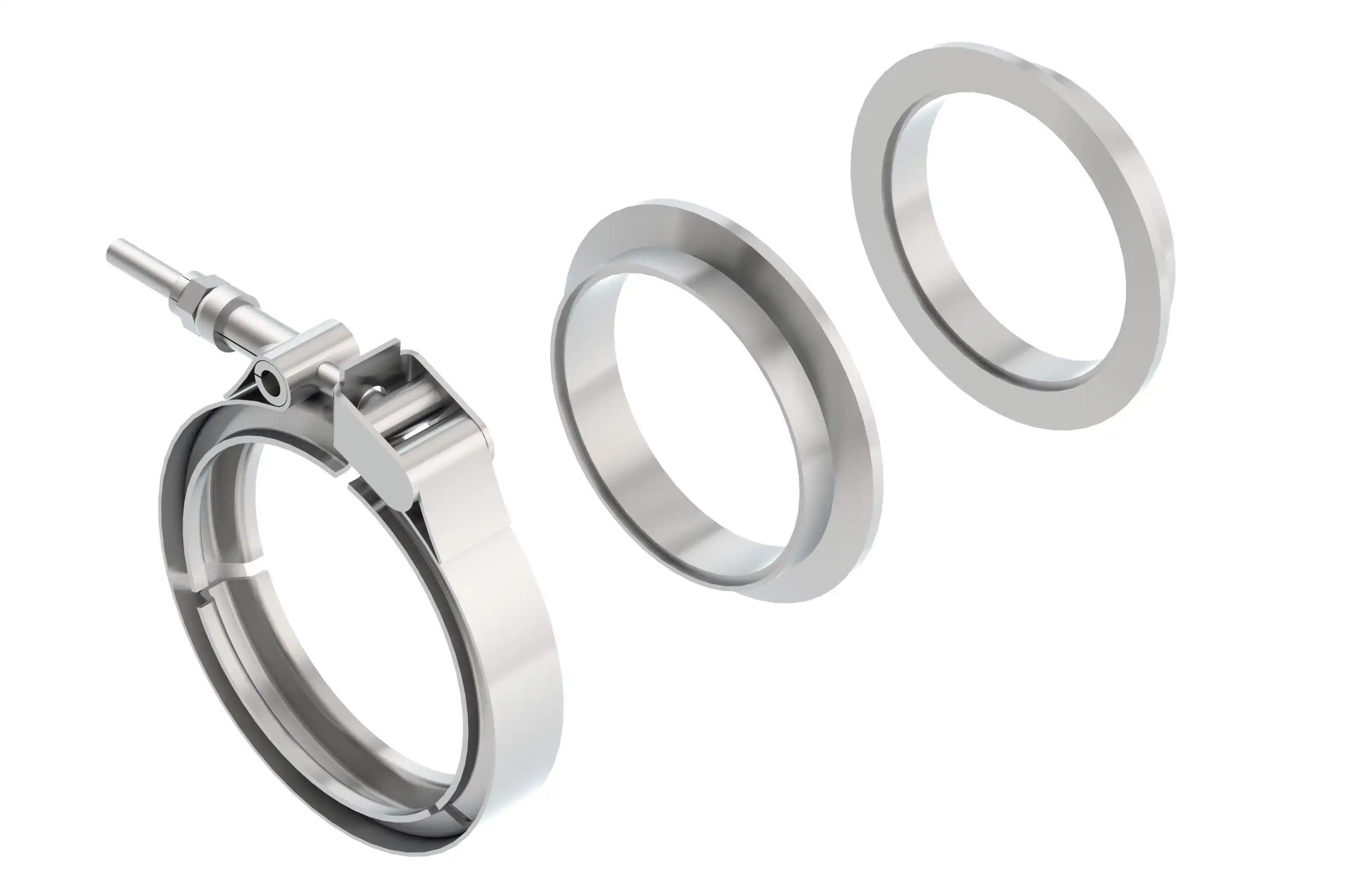 Borla 18009 - 3 T-304 Stainless Steel V-Band Clamp. – TruckPoint: Truck ...