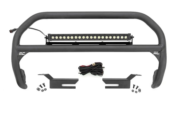 Rough Country 51047 - Nudge Bar 20 in Back DRL Single Row LED ...