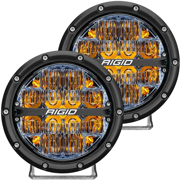 RIGID Industries 36206 - 360-SERIES 6 INCH LED OFF-ROAD DRIVE BEAM AMB ...