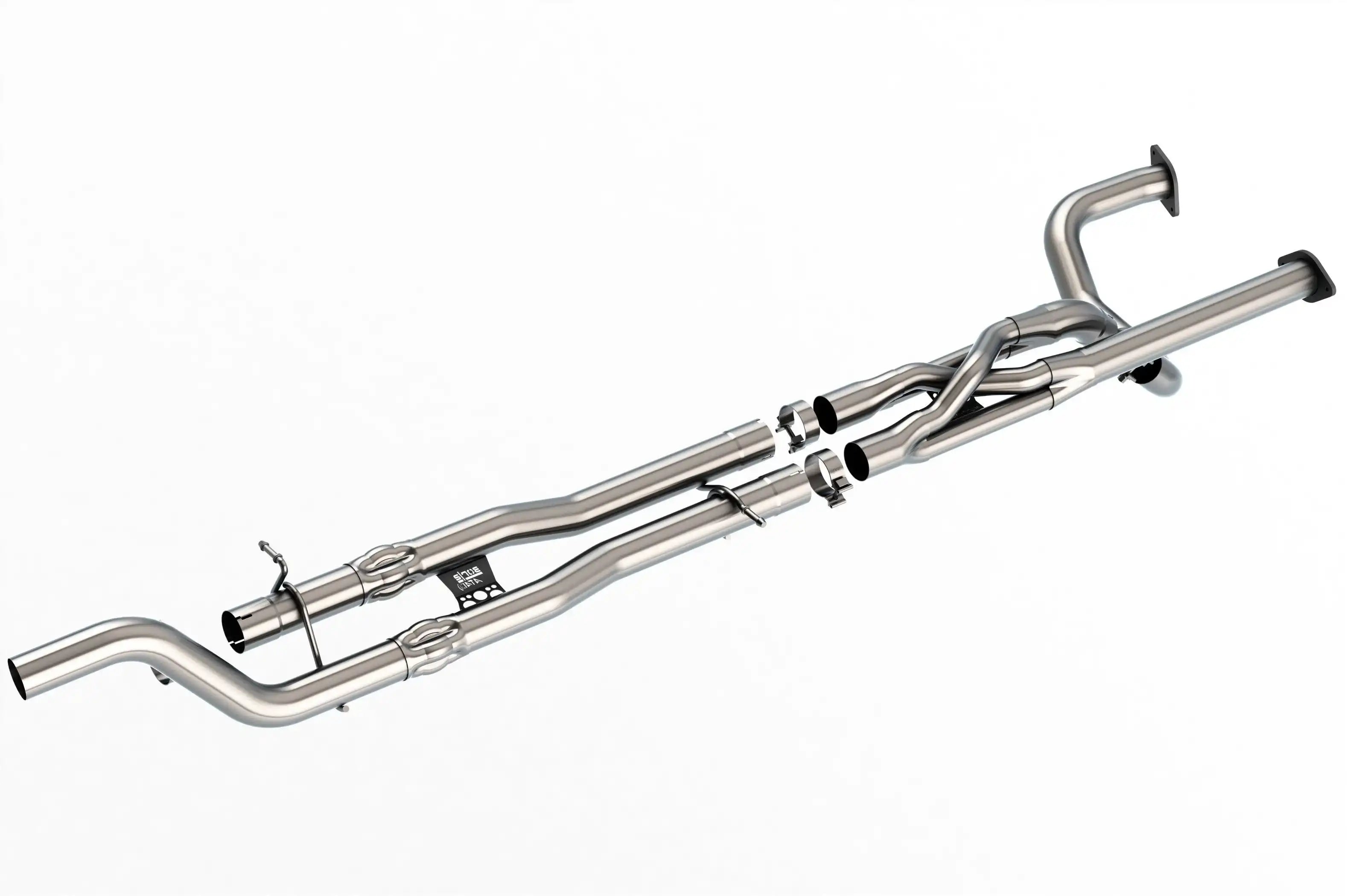 Borla 60717 - Connection Pipes Switchfire(tm) X-Pipe With Mid-Pipes ...