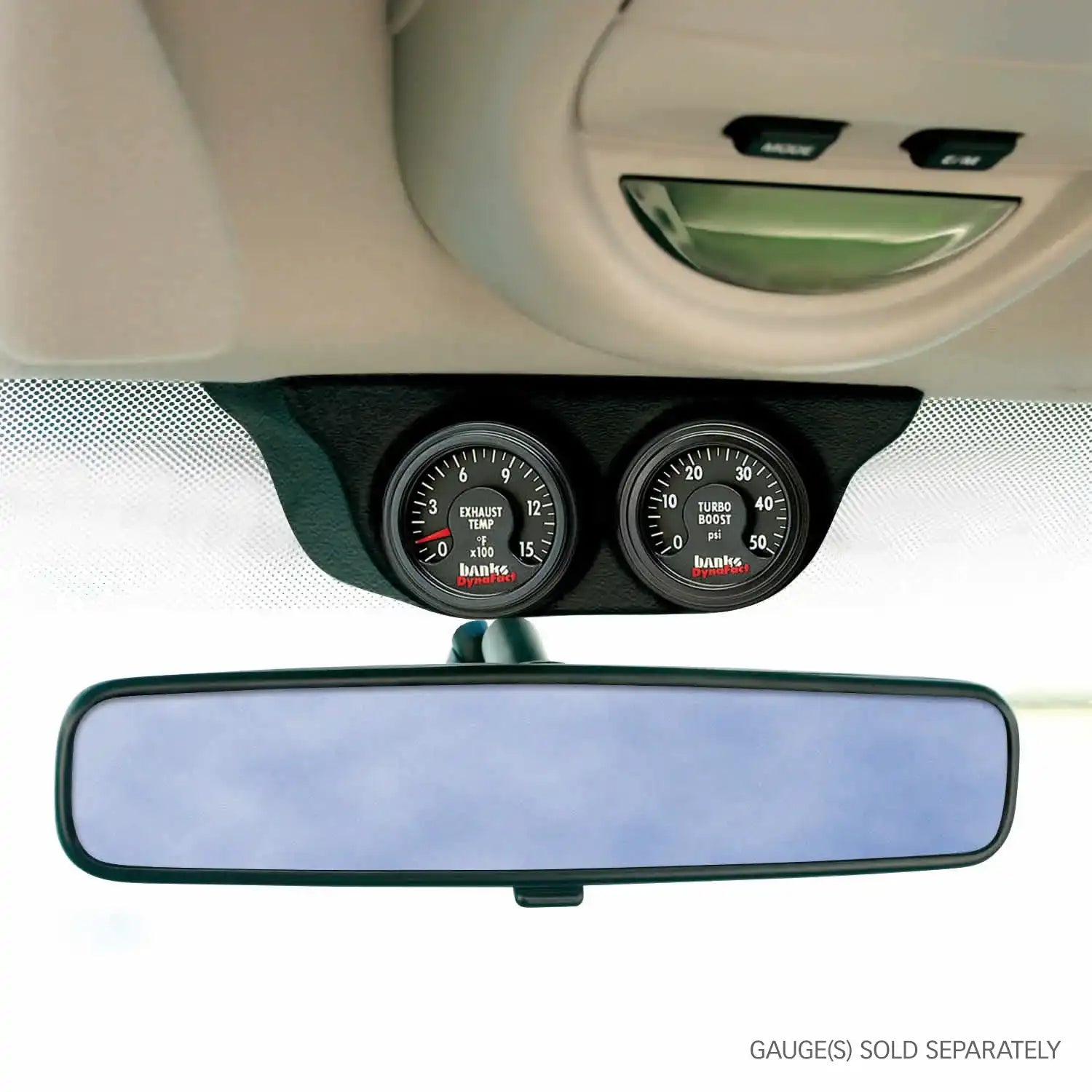 Banks Power 63360 Overhead Console Pod, 2 Gauge, Black for 1999-2006 ...
