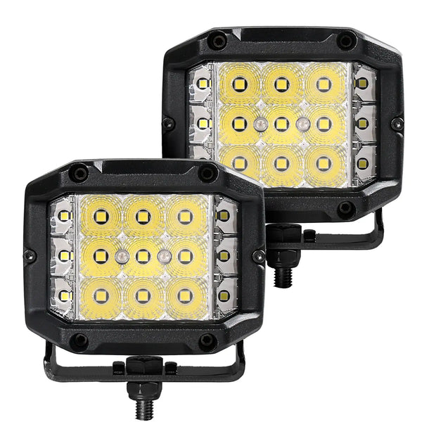 Go Rhino 750300323FCS - Bright Series Lights Pair of 4x3 Sideline Cube ...