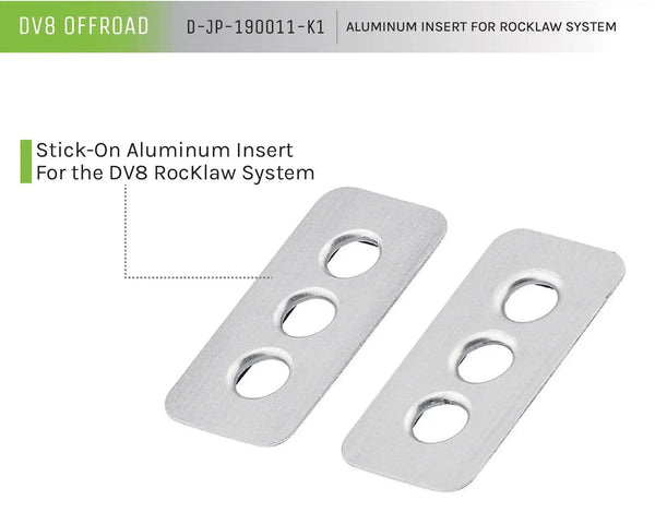 DV8 Offroad D-JP-190011-K1 07-18 Jeep Wrangler JK Aluminum Insert for ...