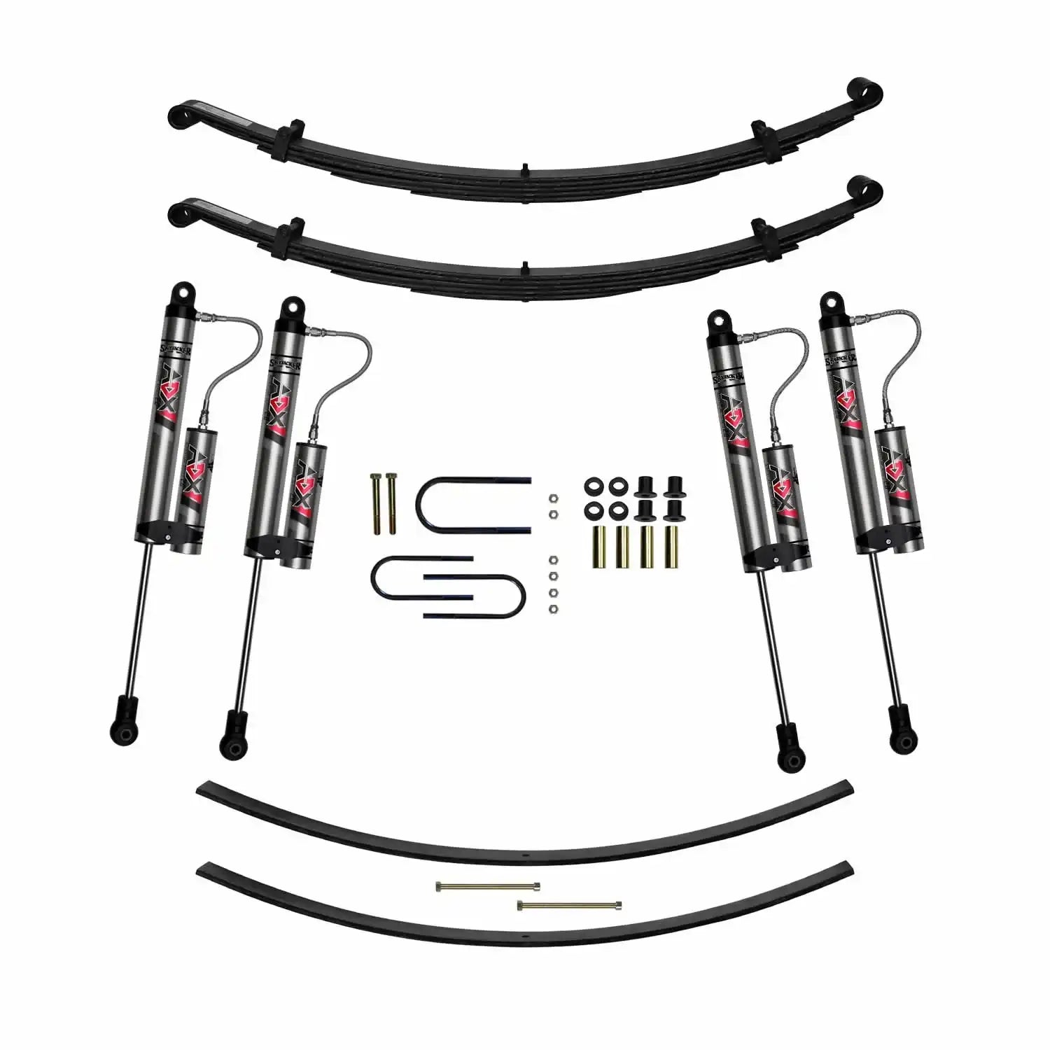 Skyjacker D400BAK-X - 4 In. Suspension Lift Kit With ADX 2.0 Remote Re ...