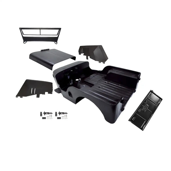 Omix DMC-673859-2A Body Tub Kit, Reproduction, Steel, Willys Script 45 ...