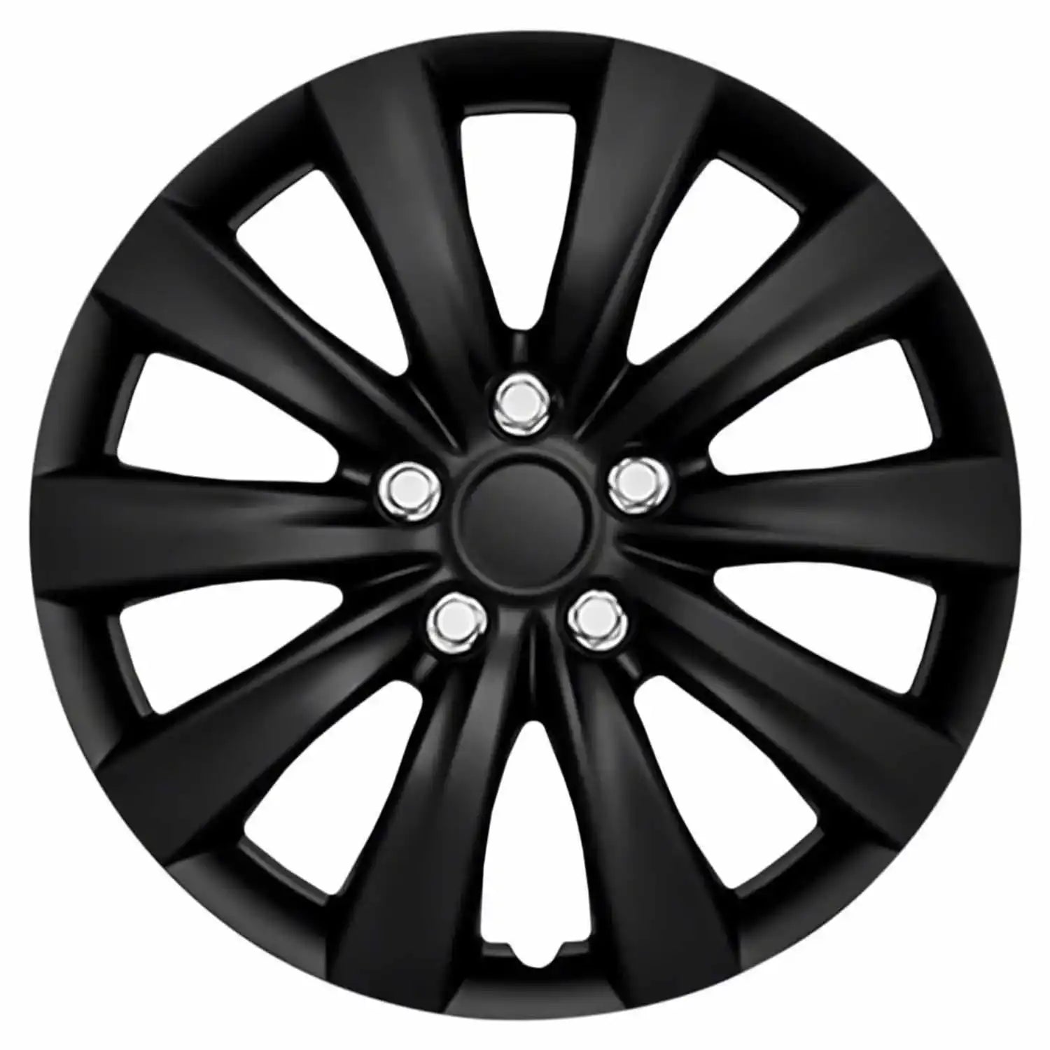 Coast To IWC103816BLK 16 Inch 10 Spoke Gloss Black Plastic Set Of 4 ...