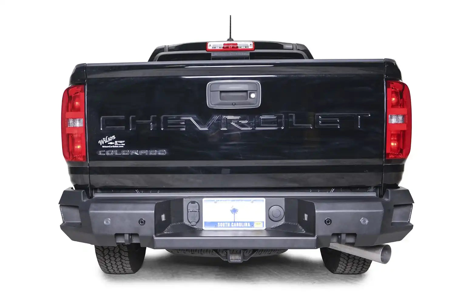 Fab Fours CC21-W3351-B - Premium Rear Sensor Bumper – TruckPoint: Truck ...