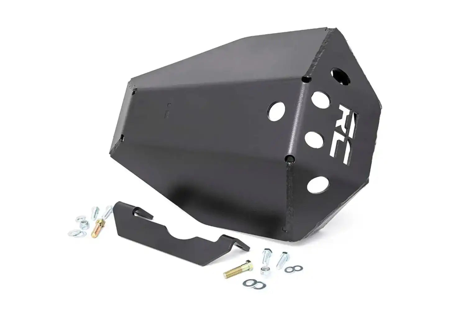 Rough Country 10624 - Differential Skid Plate Rear 1/4 in. Steel ...