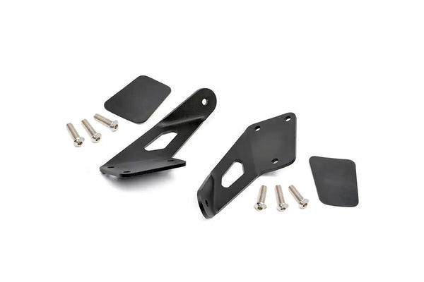Rough Country 70210 - LED Light Bar Hood Mounting Brackets – TruckPoint ...